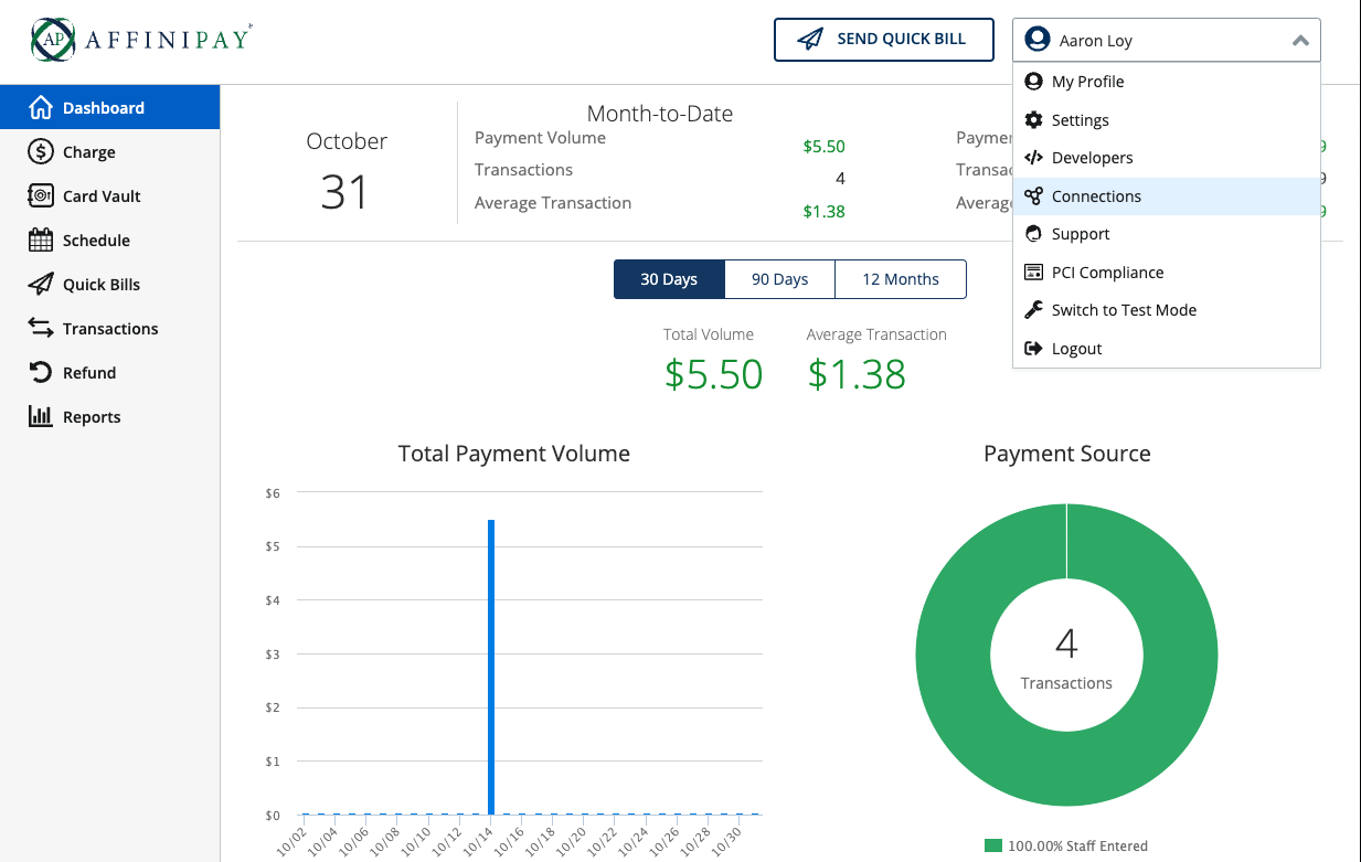 QuickBooks Online Integration – AffiniPay